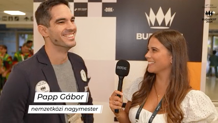 Interjú - Papp Gábor, #chessolympiad, #chessolympiad2024, #chessolympiadbudapest - Videa