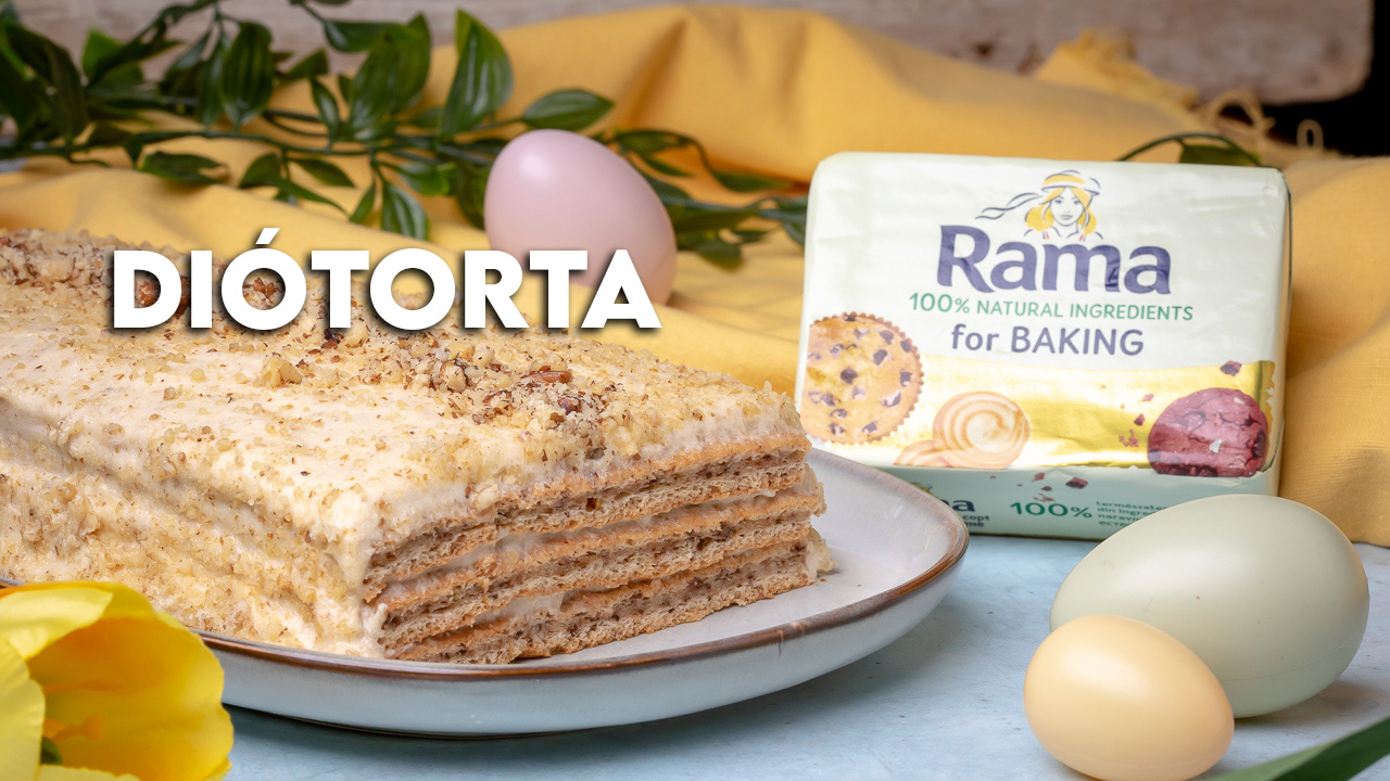 Diótorta, desszert, diótorta, diótorta recept - Videa