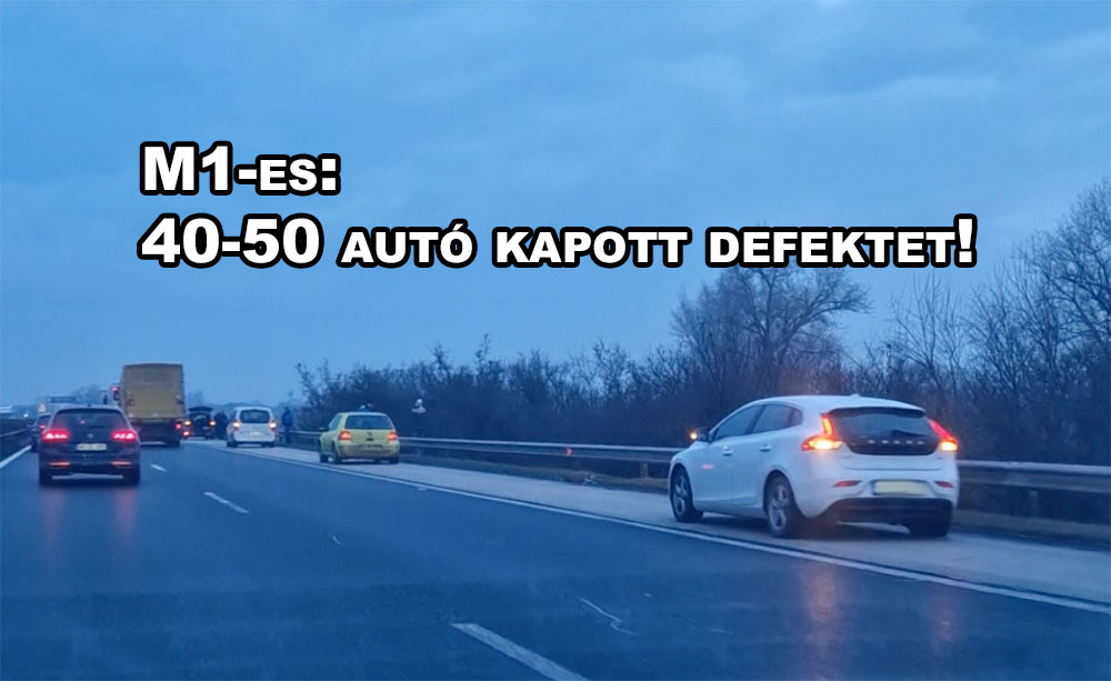 Videót kaptunk az M1-esen kialakult, autópálya, bpiautosok, budapest - Videa