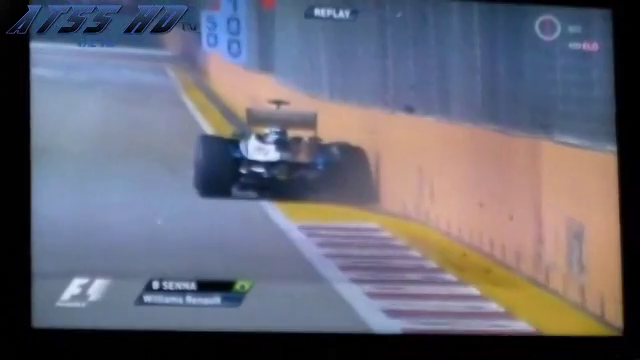 F1 2012 - Singapore Senna, big, crash, f1 - Videa