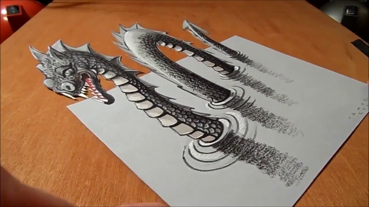 3D Loch Ness-i szörny, animáció, poendrawing, rajz - Videa