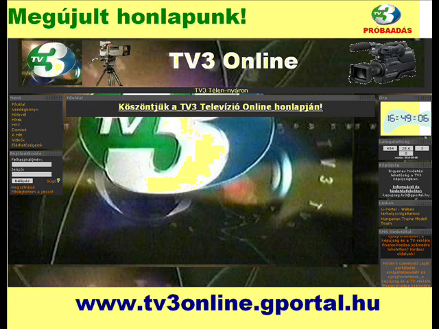 TV3 Próbaadás - 2010. október, film/animáció - Videa