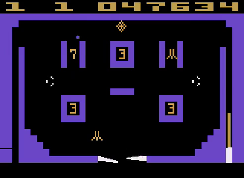 Video Pinball játékmenet (gameplay), 8, bit, atari - Videa