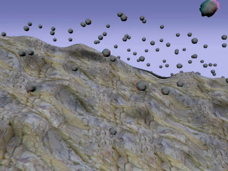 Anaglif sziklaomlás, anaglif, stereo, szikla - Videa