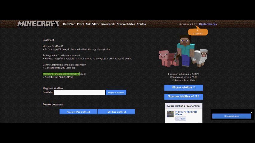 http://hu-minecraft.net/, http://hu, minecraft.net/ - Videa