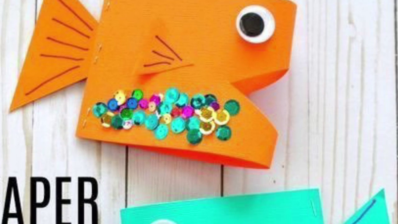 Vidám halacskák meséhez, gyerek, kézműves, mese - Videa