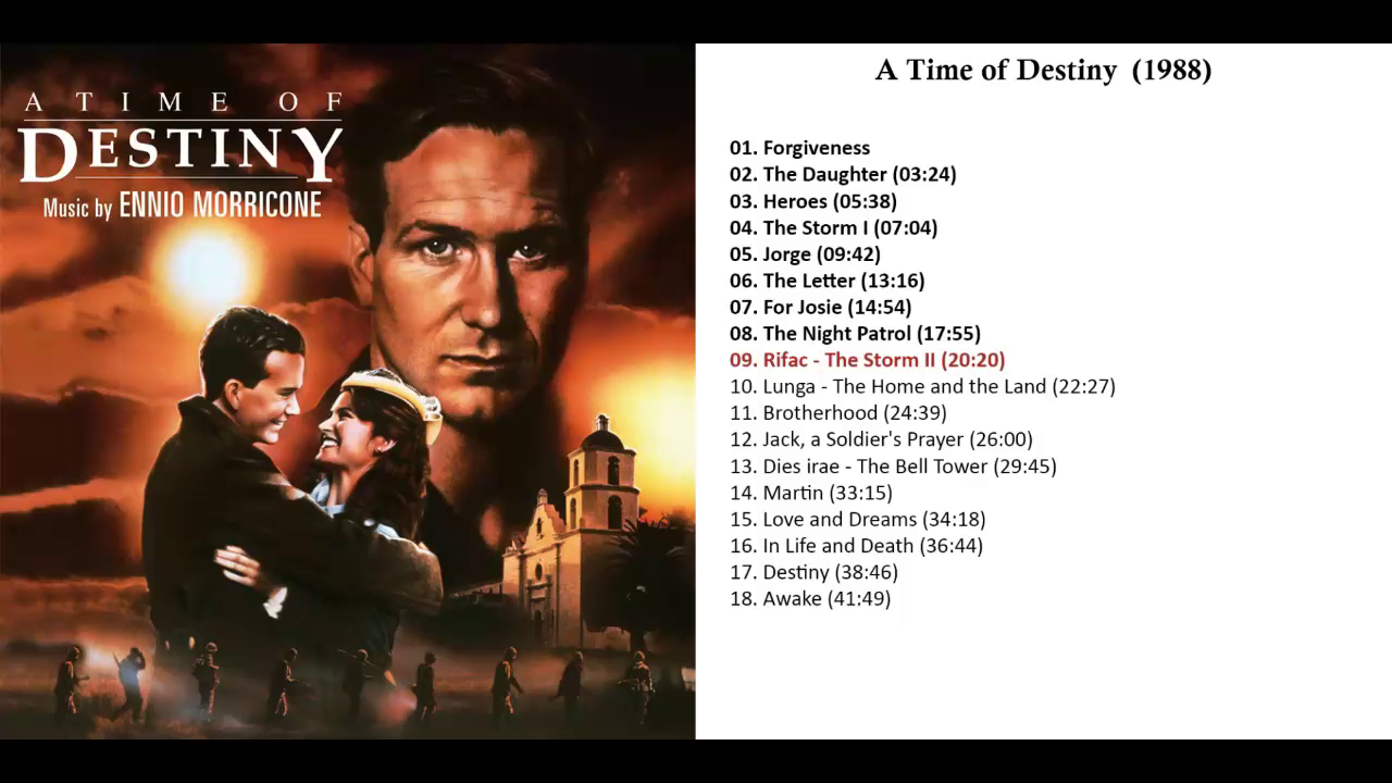 A Time of Destiny (1988), a time of destiny, ennio morricone, filmzene ...