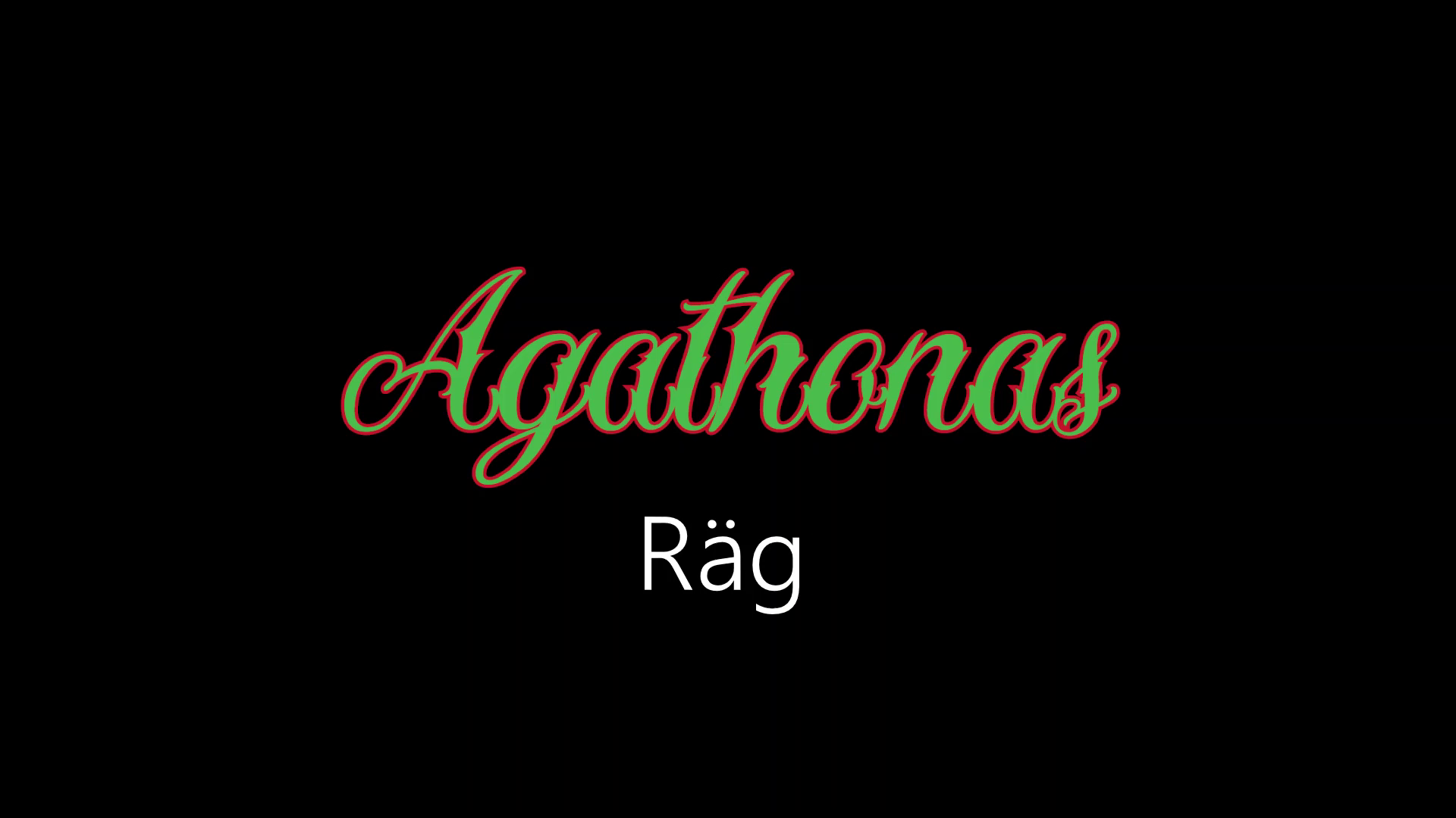 Agathonas ¦ Räg (officiäl audió) - Videa