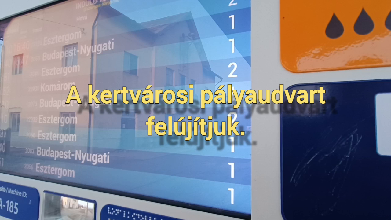 Vasútállomást újít fel a MÁV, máv, parkolófejlesztés, vasútállomás - Videa