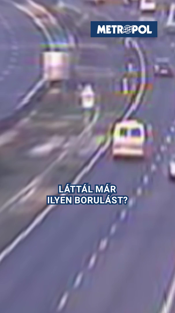 Furcsa baleset!, autópálya borulás, baleset furcsaság, metropol - Videa