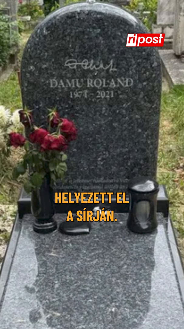 Szomorú látványt nyújt Damu Roland, #damuroland#sír#halottaknapja#, # ...